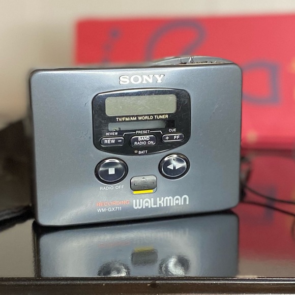 Sony | Portable Audio & Video | Sony Walkman Wmgx71 Radio Cassette Recorder W Box Corded Inear ...